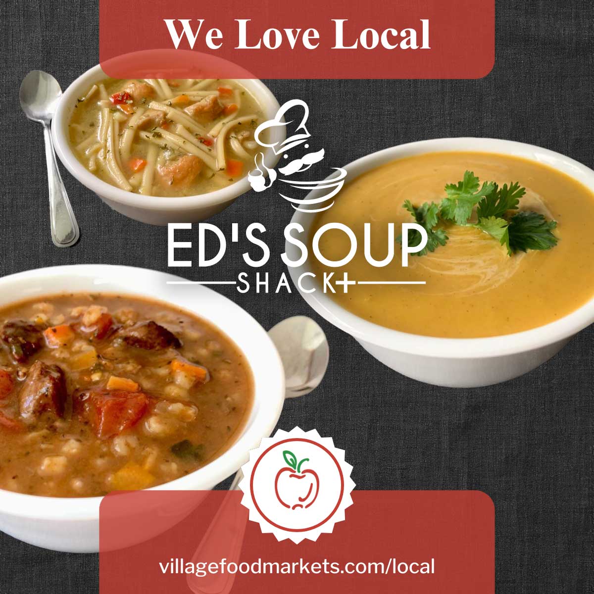 Ed's Soup Shack at Village Food Markets - Sooke BC